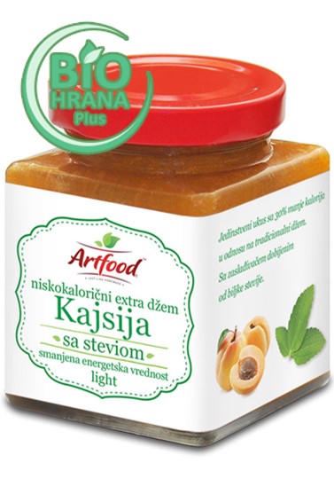 Dzem kajsija sa stevijom 220gr Artfood