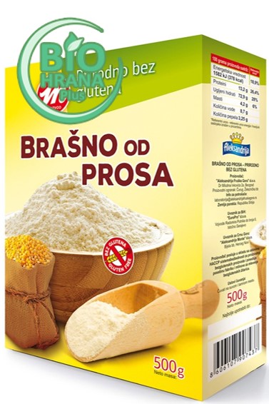 Brasno od prosa bez.glutena 500g