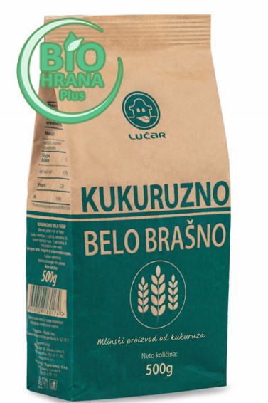 Brasno kukuruzno belo 500g -Lucar