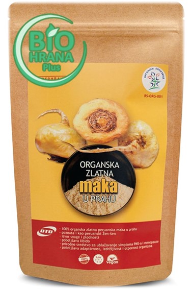 Organska zlatna maka u prahu 100g DTC