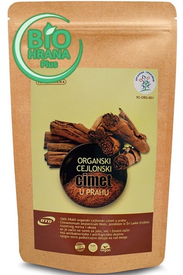 Organski cejlonski cimet u prahu 100g DTC