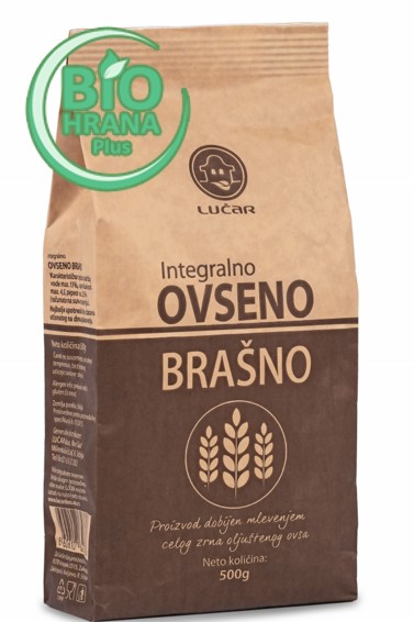 Brasno ovseno integralno 500g -Lucar