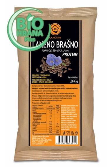 Laneno brašno - Protein 200gr- Lucar