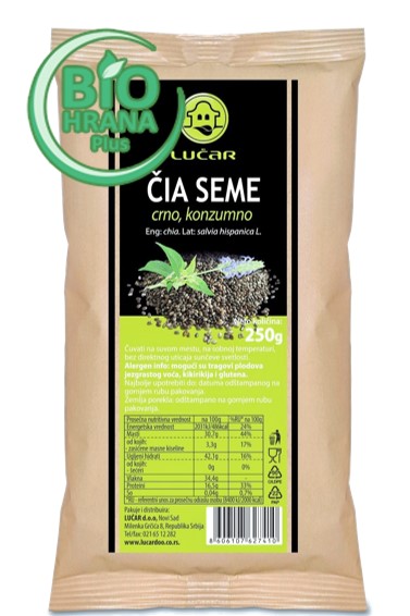 Čia seme 250g -Lucar