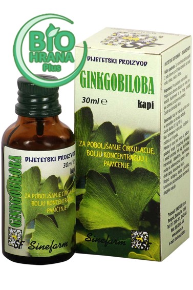 Kapi Ginkgo biloba 30ml-Sinefarm