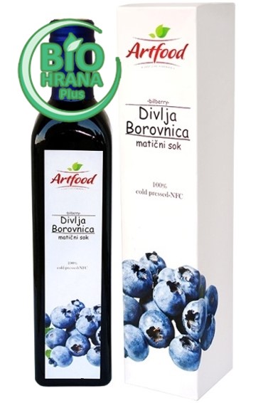 Maticni sok Borovnica 0,5l Artfood