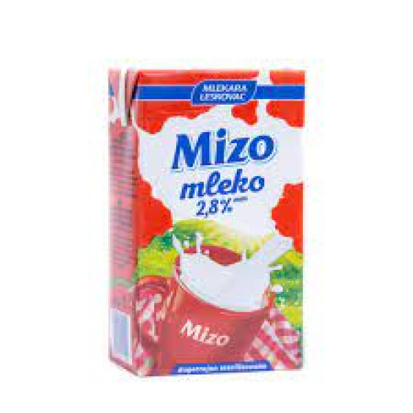 Mizo UHT mleko 2,8%mm slim 1l. sa čepom