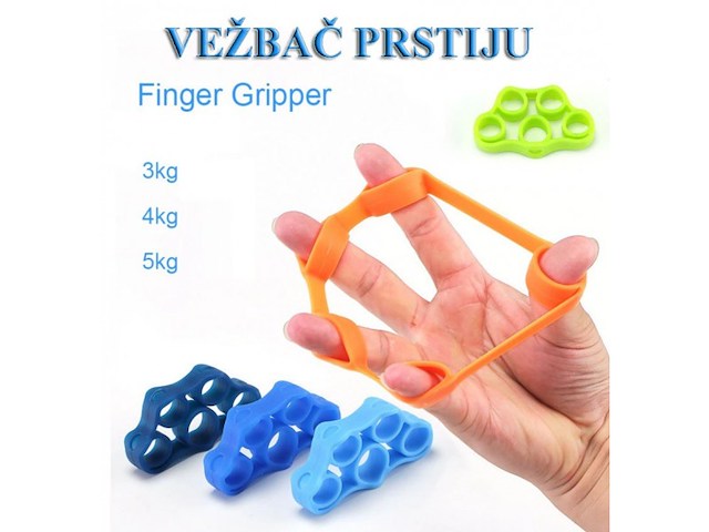 Silikonski vežbač prstiju - finger trener