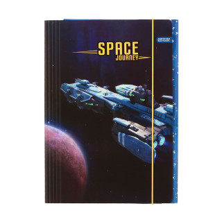 Fascikla Kartonska sa Gumom A4 "Space" 600g, Plava