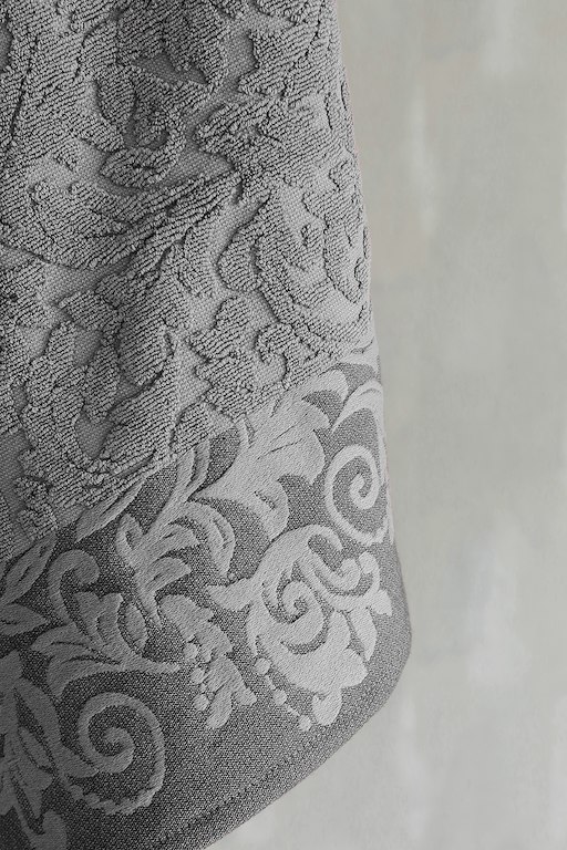 Jacquard peškir FLORAL 70x140 - Grey