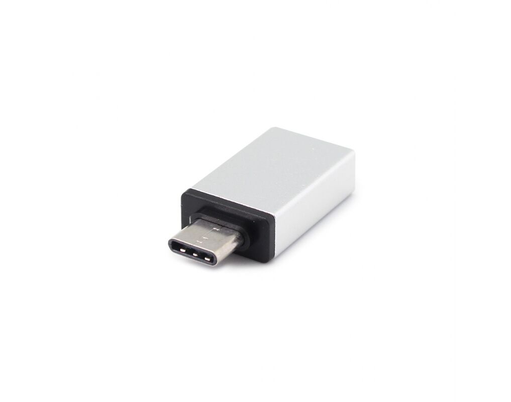 Adapter USB na Type C sivi