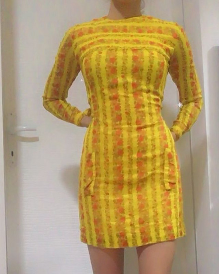 Vintage dizajnerska haljina