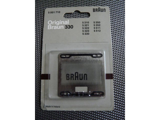 Braun 330 - nova mrežica za aparat za brijanje
