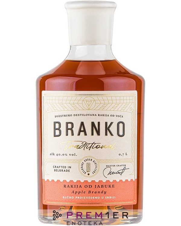 Belgrade Urban Distillery Branko Rakija od Jabuke 0.70l