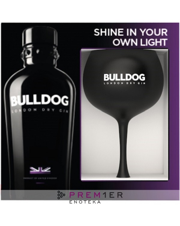 Bulldog London Dry Gin 0.70l sa Copa čašom Gift Set