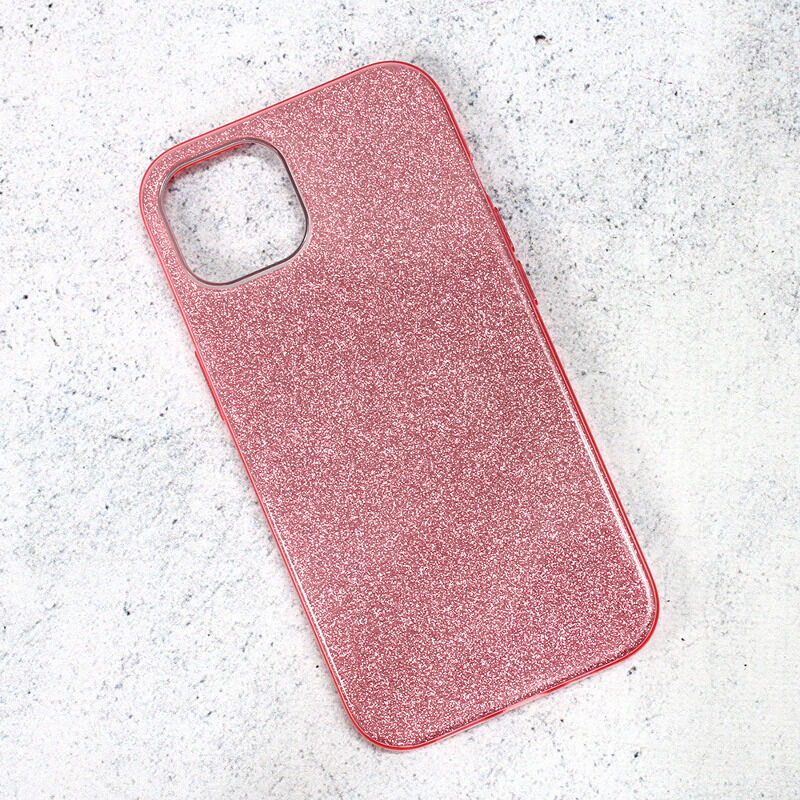 Maskica Crystal Dust za iPhone 13 6.1 roze