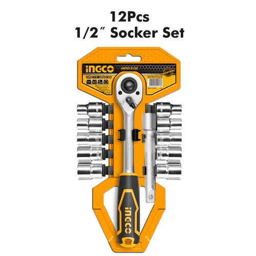 INGCO 12-delni set nasadnih ključeva 1/2” HKTS12122