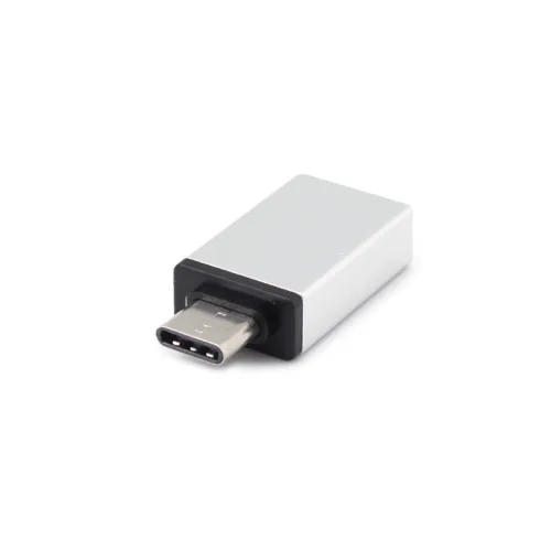 Adapter USB na Type C sivi