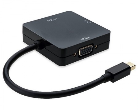 E-GREEN Mini DisplayPort - HDMI + DVI-I Dual Link + VGA D-Sub