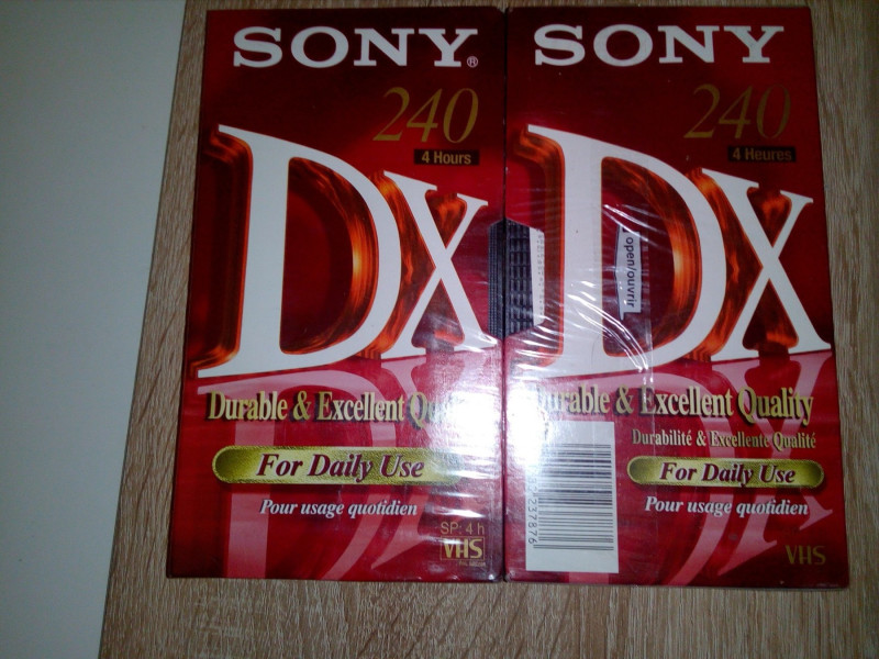 VHS KASETE SONY