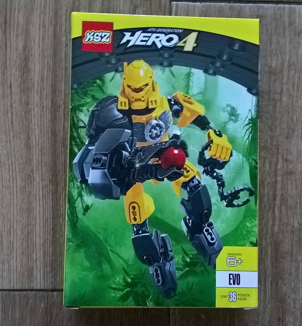 Hero 4, 6+ godina, Novo EVO 36 komada za sklapanje