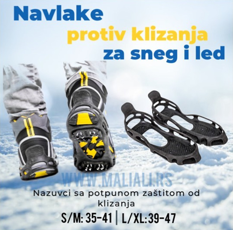 Anti-kliz navlake protiv klizanja – Nazuvci za sneg i led