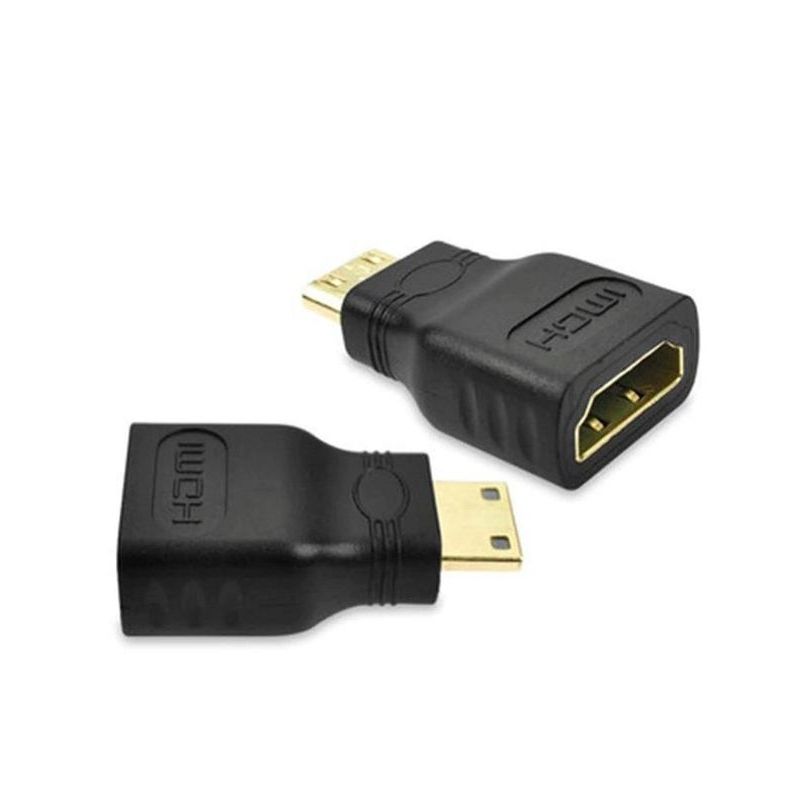 E-green Adapter Mini HDMI (M) – HDMI (F) crni