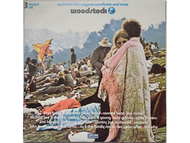 VARIOUS  -  3LP  WOODSTOCK