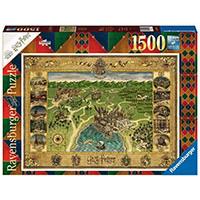 Ravensburger Slagalica 1500 delova - Harry Potter - Mapa Hogvortsa 16599