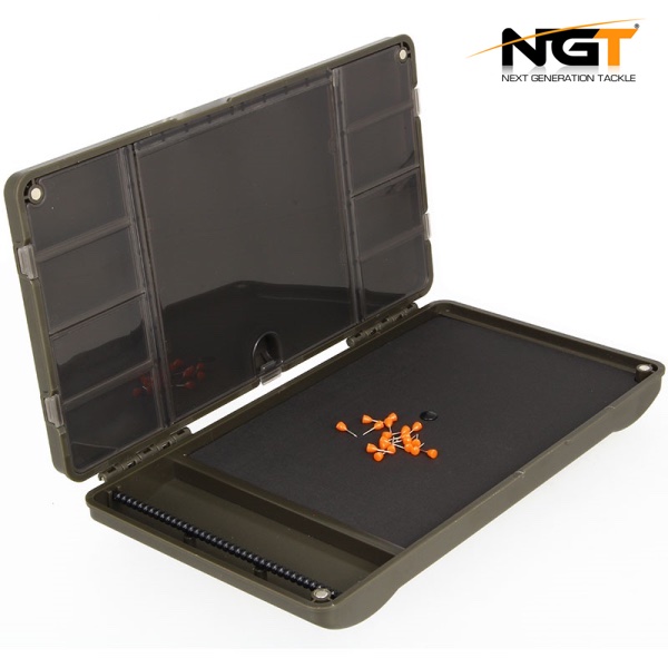 NGT Kutija XPR PLUS Box – Terminal Tackle and Rig Board Magnetic