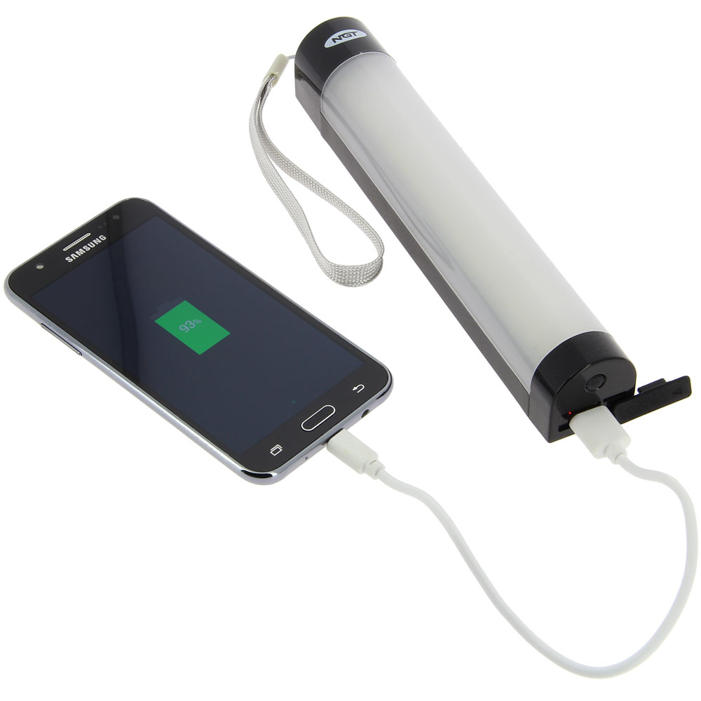 NGT Bivvy Light Large – USB Punjiva Lampa 2600mAh sa daljinskim