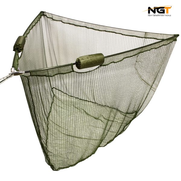 NGT Obruč 42″ Green Specimen Net with Dual Net Float System and Metal ‘V’ Block