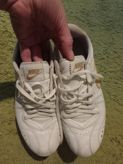 Nike original patičice, 39, bele sa zlatnim