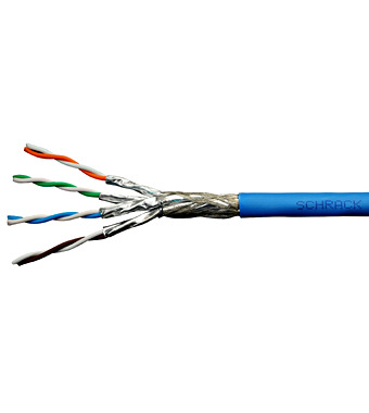 Kabl inst.Cat.7a S/FTP-1200 Mhz, 4x2xAWG-22, LS0H,50% plavi
blue, Drum 100m