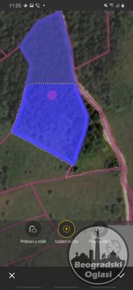 Prodajem zemljište Galine Jagoštica, blizu Predov Krst (Tara, Perućac, Mitrovac)