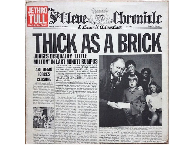 Jethro Tull – Thick As A Brick LP