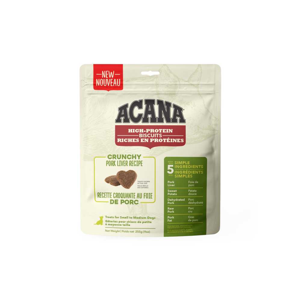 Acana Crunchy Monoprotein poslastice za pse - Svinjska jetra 100g
