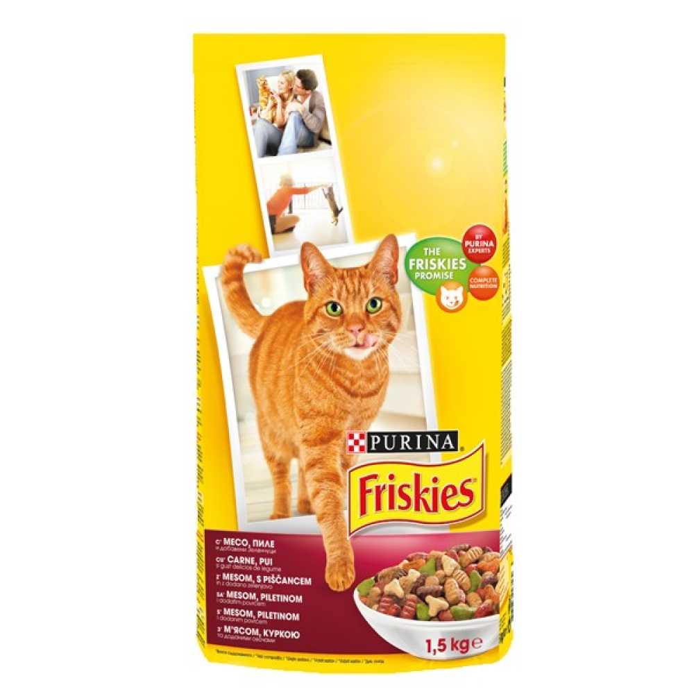 Friskies granule za mačke - Piletina 1.5kg