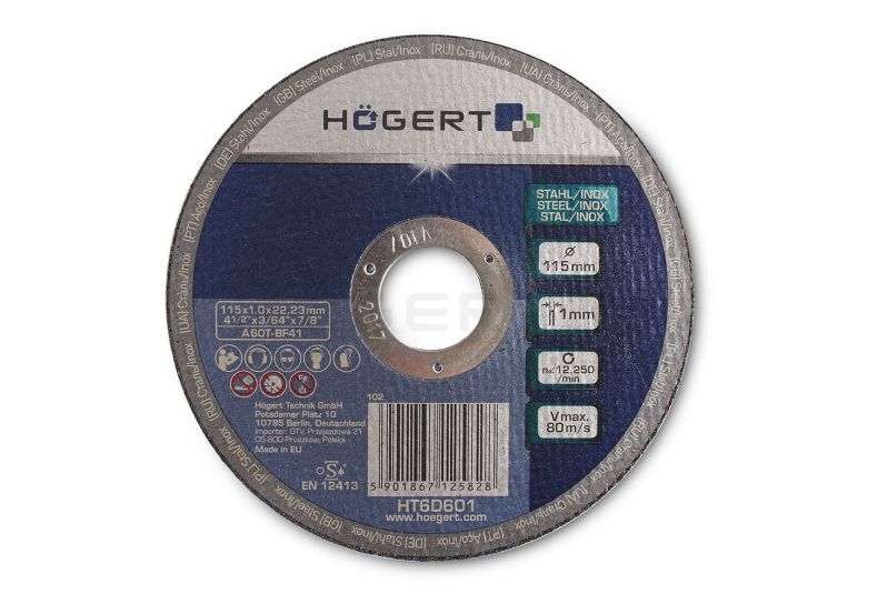 Högert HT6D604 rezni disk za metal/inox, 230 mm, 1.9 mm