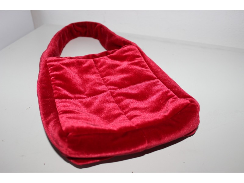 Angie mala vintage torba u ruku od plisa