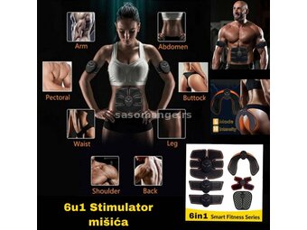 Stimulator mišica 6 u 1 Smart Fitnes