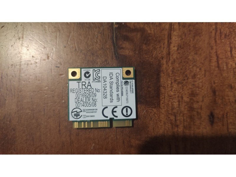 Wireless kartica AR5B95 , skinuta sa Asus X54L laptopa