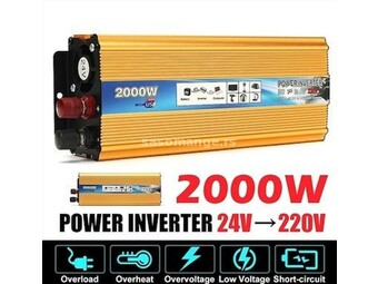 Pretvarac napona 24v-220v-2000w Pretvarac napona