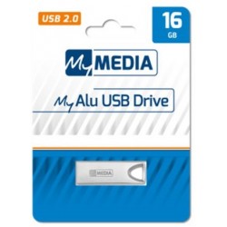 MYMEDIA USB FLASH MEMORIJE 16GB FLASH DRIVE 2.0 METALNI MY ALU PRIVEZAK