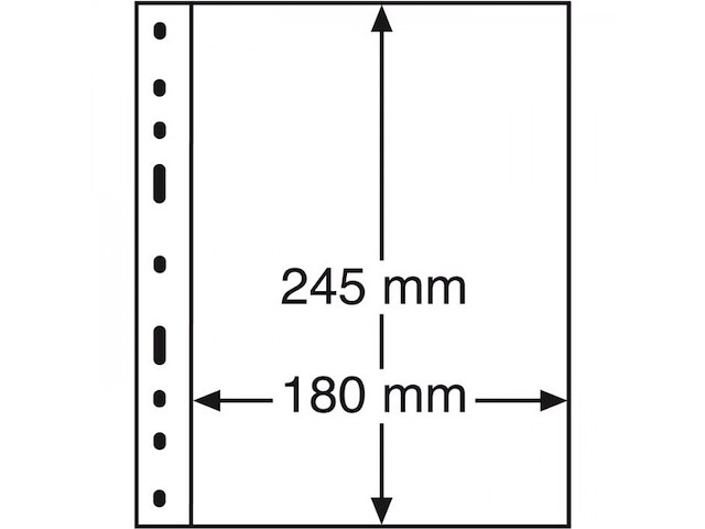 Leuchtturm Optima 1C listovi za novčanice.