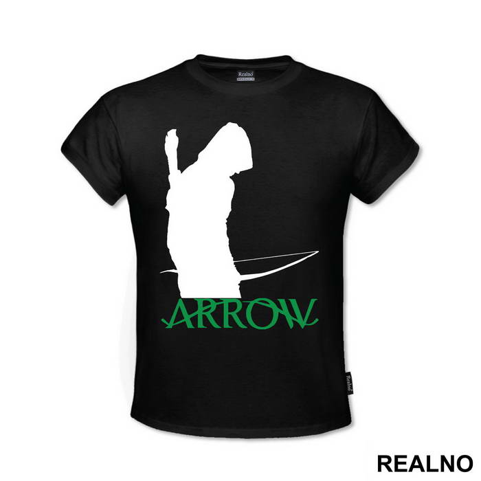 BLACK AND GREEN - ARROW - MAJICA