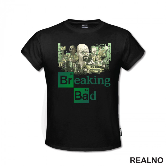 ALL GREEN - BREAKING BAD - MAJICA