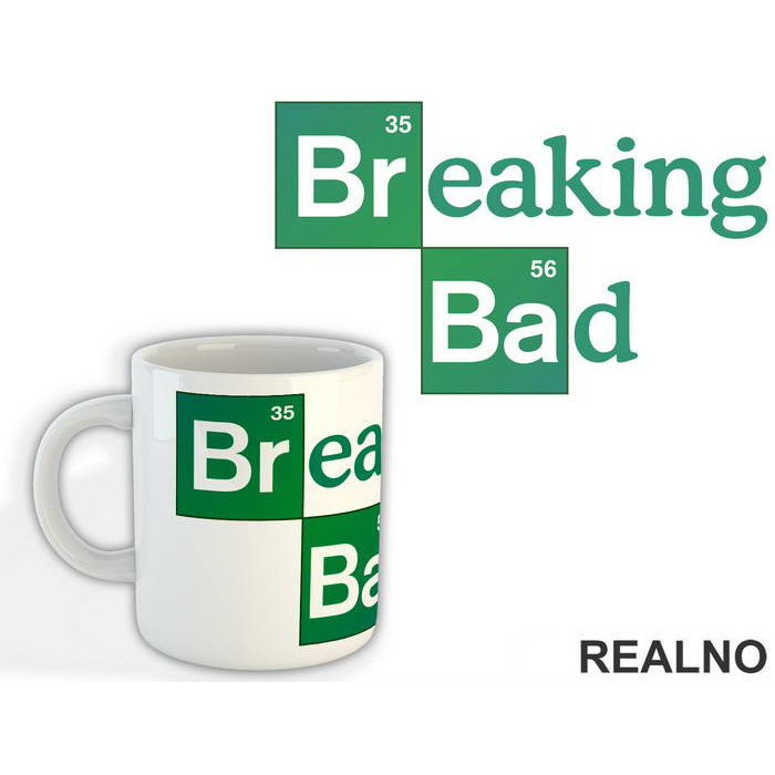 GREEN LOGO - BREAKING BAD - ŠOLJA