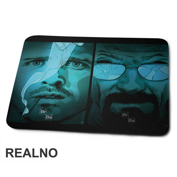 WALTER WHITE AND JESSE - BLUE - BREAKING BAD - PODLOGA ZA MIŠ