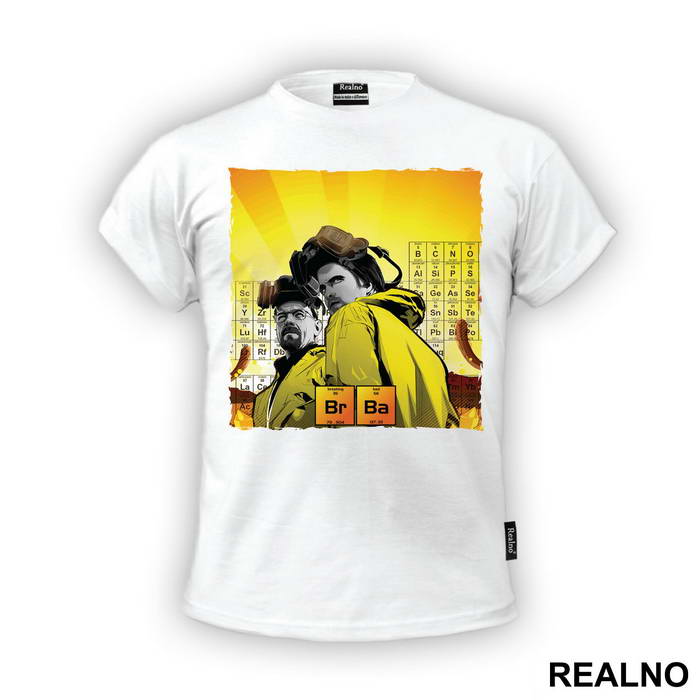 YELLOW PERIODIC TABLE - BREAKING BAD - MAJICA